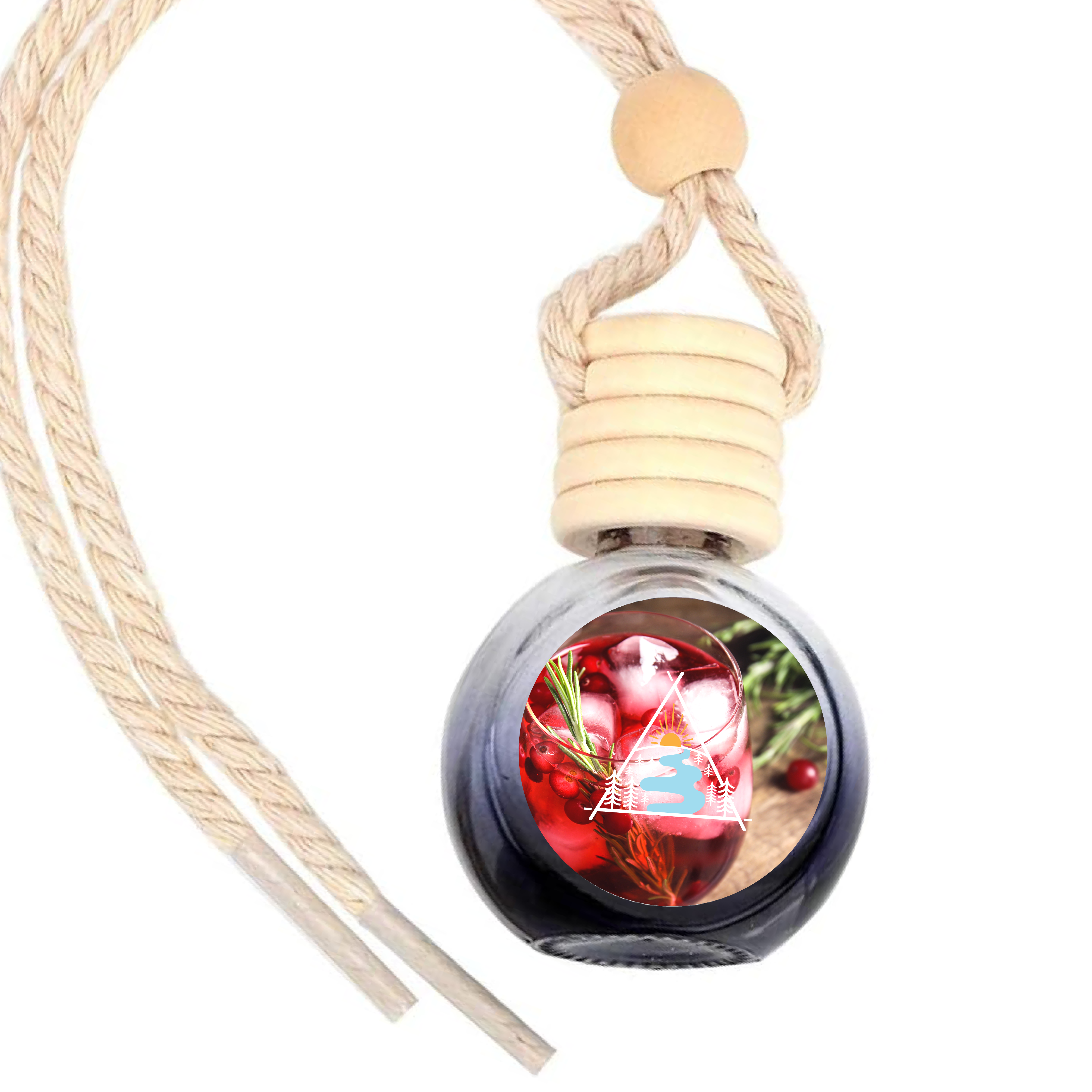 Cranberry Prosecco Hanging Car Diffuser/Air Freshener – Rise and Pine ...